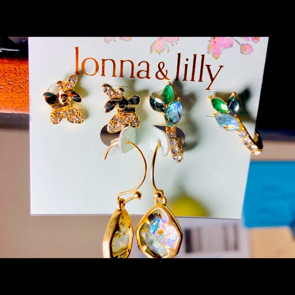 lonna & lilly | Jewelry | Nwt Lonna Lilly Earring Trio Set | Poshmark